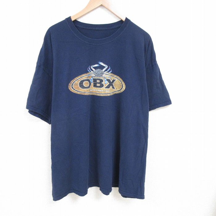 XL★古着 半袖 Tシャツ メンズ ハンティング 大きいサイズ ロング丈 コットン クルーネック 紺 &yen;&nbsp;2,900（税込） XL★古着 ヘインズ 半袖 Tシャツ メンズ フランクロイドライト アート 大きいサイズ ロング...