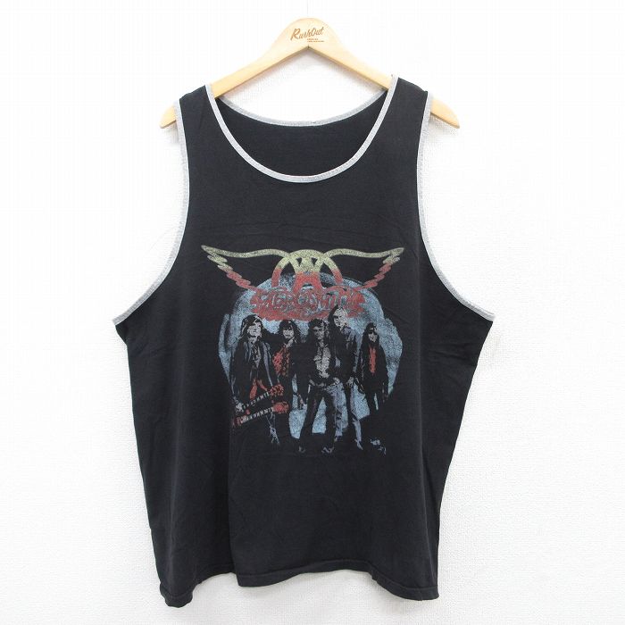 XL★古着 ロック バンド タンクトップ メンズ バックストリートボーイズ 大きいサイズ コットン クルーネック 黒 &yen;&nbsp;3,900（税込） XL★古着 フルーツオブザルーム ロック バンド タンクトップ メンズ インフェ...