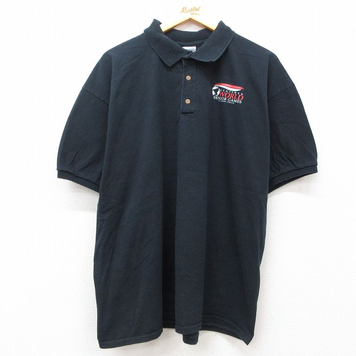 XL★古着 半袖 ポロ シャツ メンズ 00年代 00s ミシガン 大きいサイズ 黒 &yen;&nbsp;2,400（税込） XL★古着 半袖 ポロ シャツ メンズ 00年代 00s ピザ 大きいサイズ 黒 &yen;&nbsp;2,40...