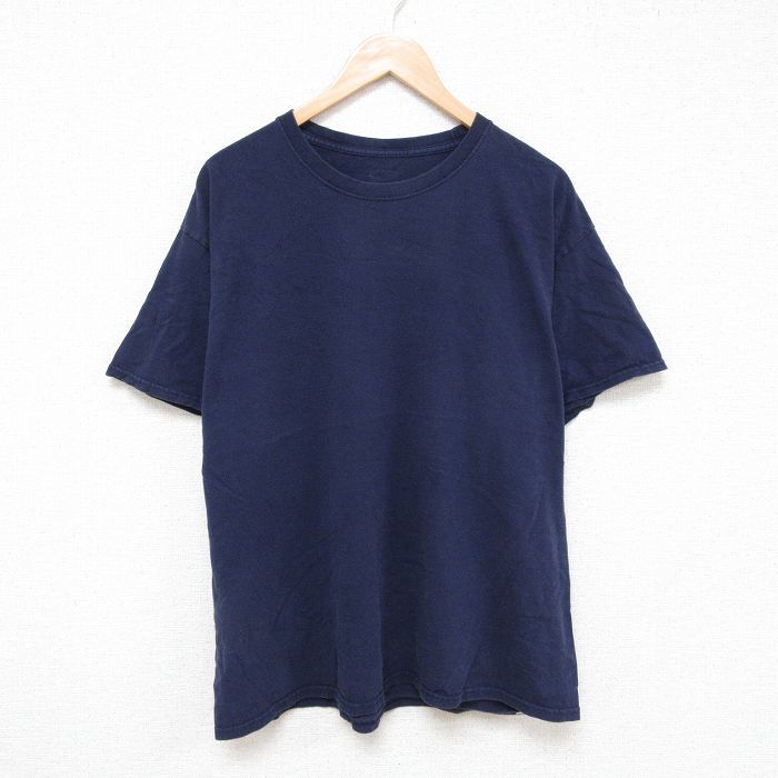 XL★古着 ラッセル 半袖 Tシャツ メンズ 無地 クルーネック 紺 &yen;&nbsp;2,900（税込） XL★古着 ラッセル 半袖 Tシャツ メンズ 無地 大きいサイズ コットン クルーネック 紺 &yen;&nbsp;2,900（...