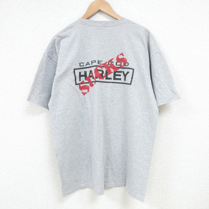 XL★古着 半袖 ビンテージ Tシャツ メンズ 00年代 00s KIAWAH クルーネック グレー 霜降り &yen;&nbsp;2,400（税込） XL★古着 半袖 ビンテージ Tシャツ メンズ 00年代 00s バスケとボール クルー...