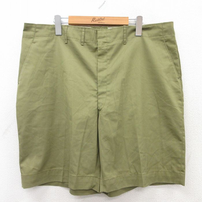W40★古着 レッドヘッド ショート カーゴ パンツ ショーツ メンズ リップストップ 大きいサイズ コットン 緑 &yen;&nbsp;2,400（税込） W40★古着 ショート パンツ ショーツ メンズ 大きいサイズ 紺 &yen;&n...