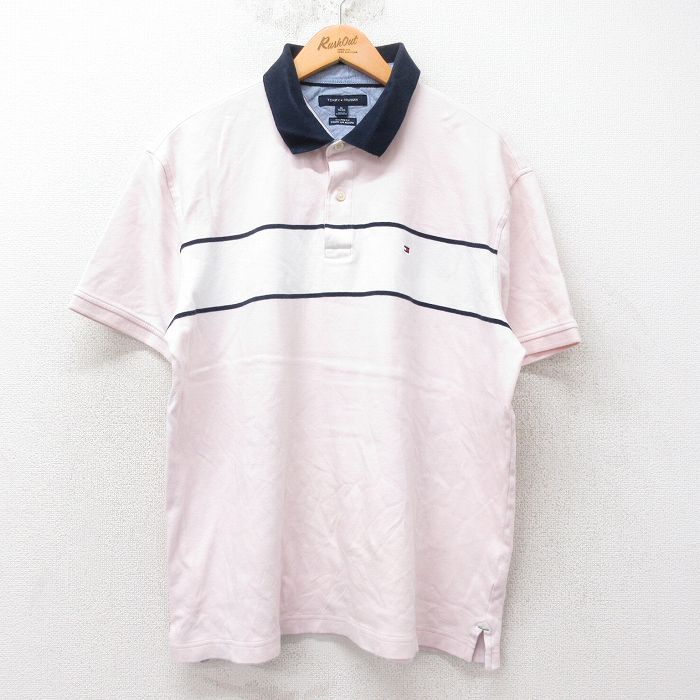XL★古着 トミーヒルフィガー 半袖 ブランド ポロ シャツ メンズ ワンポイントロゴ 和 大きいサイズ 黒 &yen;&nbsp;3,900（税込） XL★古着 トミーヒルフィガー 半袖 ブランド ポロ シャツ メンズ ワンポイントロゴ ...