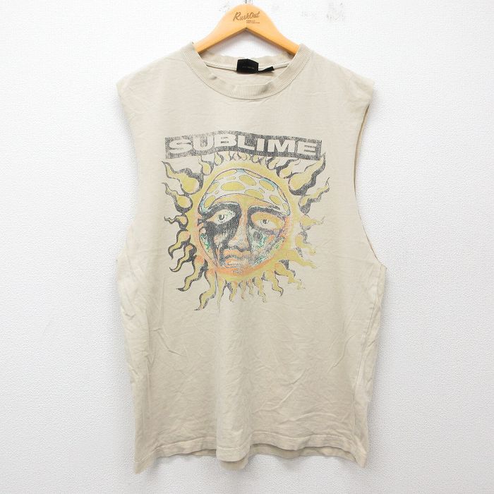 XL★古着 ノースリーブ ロック バンド Tシャツ メンズ グレイトフルデッド コットン クルーネック 黒 &yen;&nbsp;3,900（税込） XL★古着 ノースリーブ ロック バンド Tシャツ メンズ メタリカ パスヘッド 大きいサ...