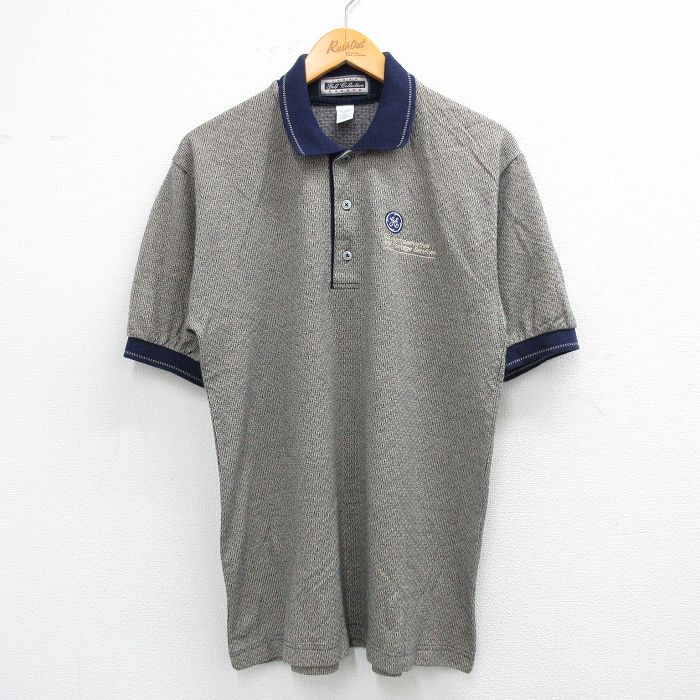 L★古着 半袖 ポロ シャツ メンズ 90年代 90s 総柄 コットン イタリア製 茶系他 &yen;&nbsp;3,900（税込） L★古着 半袖 ポロ シャツ メンズ 90年代 90s Misson inn コットン USA製 ベージュ...