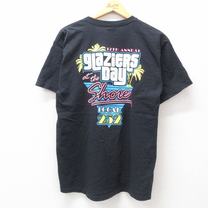 L★古着 ヘインズ 半袖 ビンテージ Tシャツ メンズ 00年代 00s ヤシの木 ラスベガス コットン クルーネック 黒 &yen;&nbsp;2,400（税込） L★古着 半袖 ビンテージ Tシャツ メンズ 00年代 00s コットン ...
