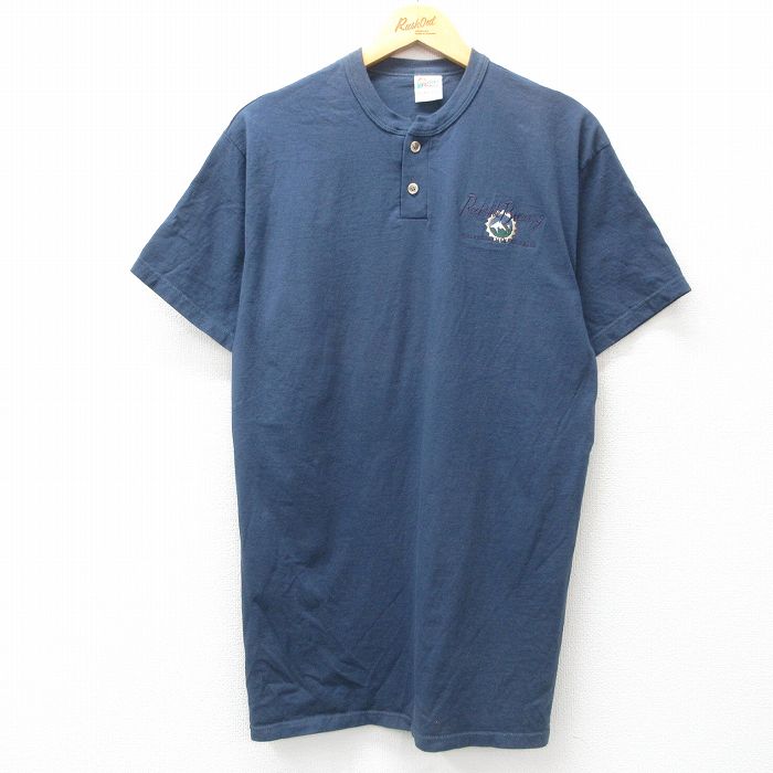 L★古着 半袖 ビンテージ Tシャツ メンズ 90年代 90s 星条旗 CAPPYS コットン ヘンリーネック 紺 &yen;&nbsp;2,900（税込） L★古着 半袖 ビンテージ Tシャツ メンズ 90年代 90s サウスカロライナ ...