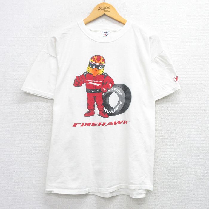 XL★古着 半袖 ビンテージ Tシャツ メンズ 00年代 00s レースツアー コットン クルーネック 白 &yen;&nbsp;2,900（税込） XL★古着 ヘインズ 半袖 ビンテージ Tシャツ メンズ 00年代 00s レーシングカー...