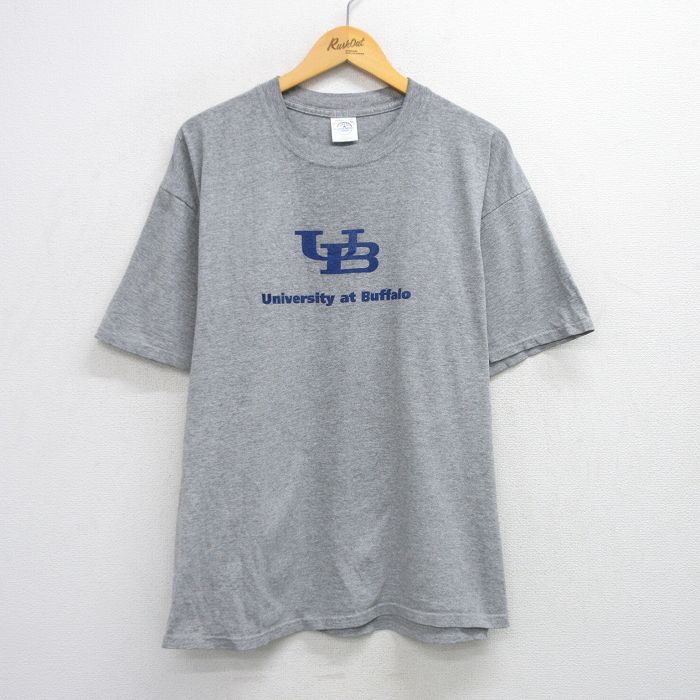 XL★古着 半袖 ビンテージ Tシャツ メンズ 00年代 00s USA製 大きいサイズ クルーネック グレー 霜降り &yen;&nbsp;2,900（税込） XL★古着 半袖 ビンテージ Tシャツ メンズ 00年代 00s ホッケー 大...