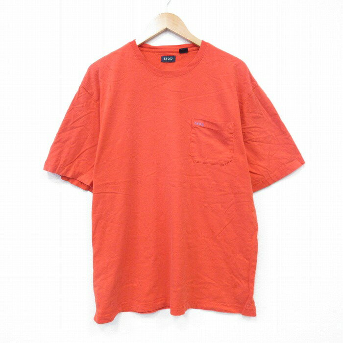 XL★古着 半袖 Tシャツ メンズ ワンポイントロゴ 大きいサイズ コットン クルーネック 赤 &yen;&nbsp;2,900（税込） XL★古着 半袖 Tシャツ メンズ イカリ 大きいサイズ コットン クルーネック オレンジ &yen;...