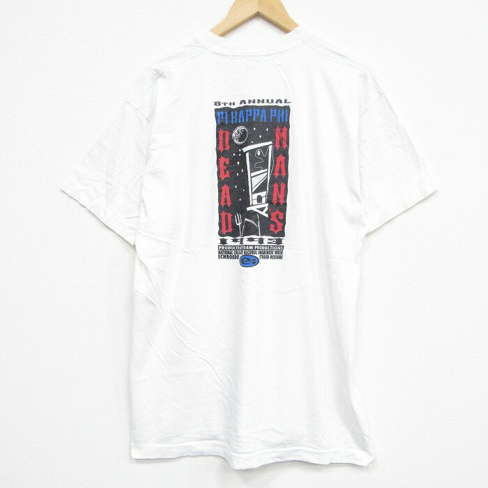 XL★古着 フルーツオブザルーム 半袖 ビンテージ Tシャツ メンズ 90年代 90s サーフテニス コットン クルーネック USA製 白 &yen;&nbsp;3,900（税込） XL★古着 フルーツオブザルーム 半袖 ビンテージ Tシャ...
