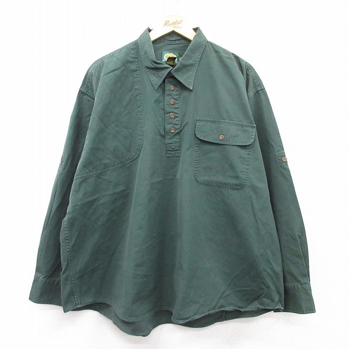 XL★古着 カベラス 長袖 ワーク シャツ メンズ 00年代 00s 大きいサイズ ロング丈 コットン エンジ系 &yen;&nbsp;4,900（税込） XL★古着 ウールリッチ 長袖 ハンティング シャツ メンズ 00年代 00s 大き...