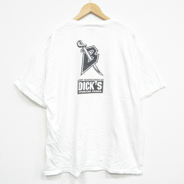 XL★古着 半袖 ビンテージ Tシャツ メンズ 00年代 00s DICKS コットン クルーネック 白 &yen;&nbsp;2,400（税込） XL★古着 半袖 ビンテージ Tシャツ メンズ 00年代 00s 00年代 00s ベースボ...