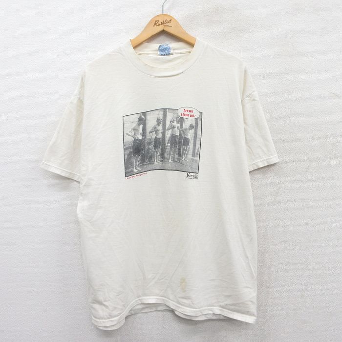 XL★古着 ヘインズ 半袖 ビンテージ Tシャツ メンズ 00年代 00s メリーランド コットン クルーネック 生成り &yen;&nbsp;1,900（税込） XL★古着 ヘインズ 半袖 ビンテージ Tシャツ メンズ 00年代 00s ...