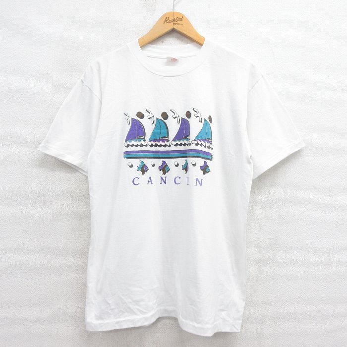 L★古着 半袖 ビンテージ Tシャツ メンズ 90年代 90s ブタ クルーネック 白 &yen;&nbsp;3,900（税込） L★古着 半袖 ビンテージ Tシャツ メンズ 90年代 90s ゴリラ クルーネック USA製 白 &yen;...