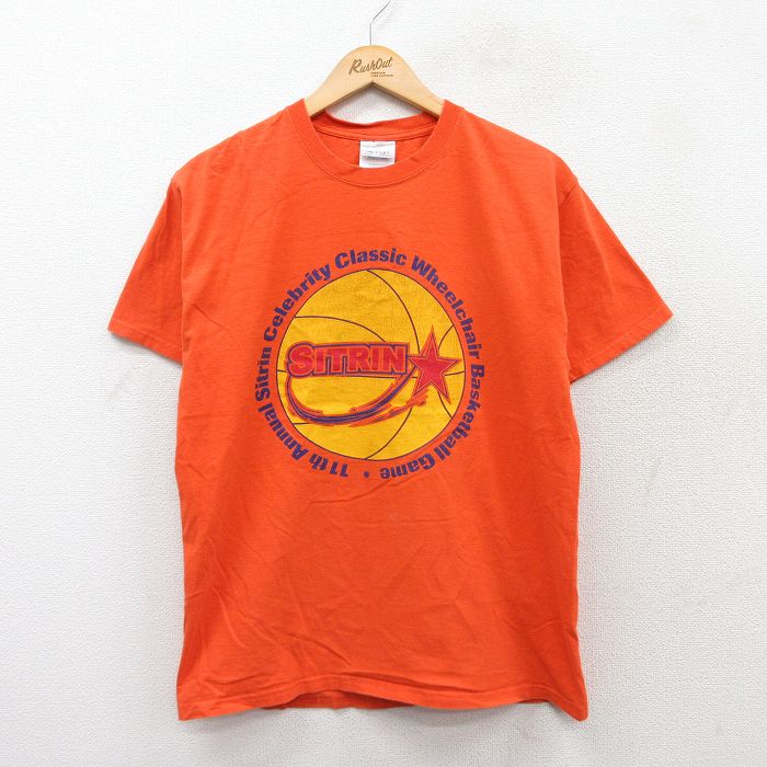 M★古着 半袖 ビンテージ Tシャツ メンズ 00年代 00s SAINTS コットン クルーネック オレンジ &yen;&nbsp;2,400（税込） M★古着 半袖 ビンテージ Tシャツ メンズ 00年代 00s RHSM コットン ク...