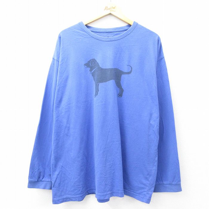 XL★古着 THE MOUNTAIN 長袖 Tシャツ メンズ オオカミ 大きいサイズ コットン クルーネック 紺他 タイダイ &yen;&nbsp;2,400（税込） XL★古着 エルエルビーン 長袖 ビンテージ Tシャツ メンズ 00年代...