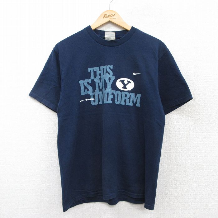 L★古着 ナイキ NIKE 半袖 ビンテージ Tシャツ メンズ 00年代 00s USサッカー コットン クルーネック 紺 &yen;&nbsp;2,400（税込） L★古着 ナイキ NIKE 半袖 ビンテージ Tシャツ メンズ 00年代 ...