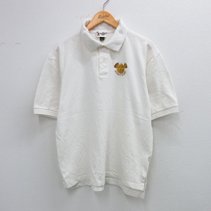 XL★古着 半袖 ポロ シャツ メンズ 00年代 00s ディズニー ミッキー 鹿の子 コットン グレー 霜降り他 &yen;&nbsp;3,900（税込） XL★古着 半袖 ポロ シャツ メンズ ディズニー ミッキー コットン 薄ベージュ...