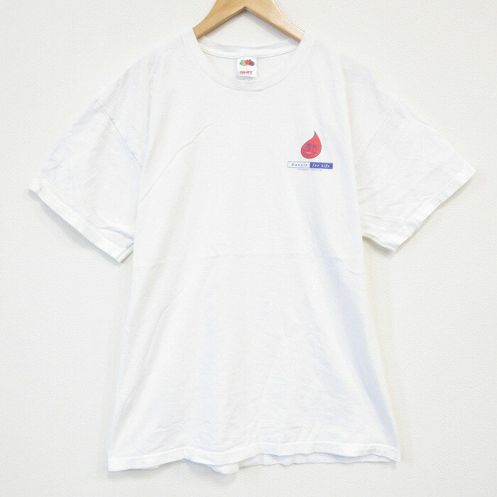 XL★古着 フルーツオブザルーム 半袖 ビンテージ Tシャツ メンズ 00年代 00s マーチングバンド コットン クルーネック 白 &yen;&nbsp;2,400（税込） XL★古着 フルーツオブザルーム 半袖 ビンテージ Tシャツ メ...