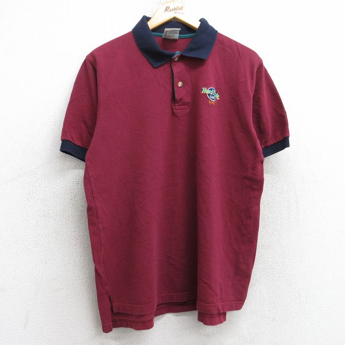 L★古着 半袖 ポロ シャツ メンズ 90年代 90s ルーニーテューンズ ダフィーダック 鹿の子 コットン 赤系 &yen;&nbsp;4,900（税込） L★古着 ベーシックエディションズ 半袖 ポロ シャツ メンズ 90年代 90s ...