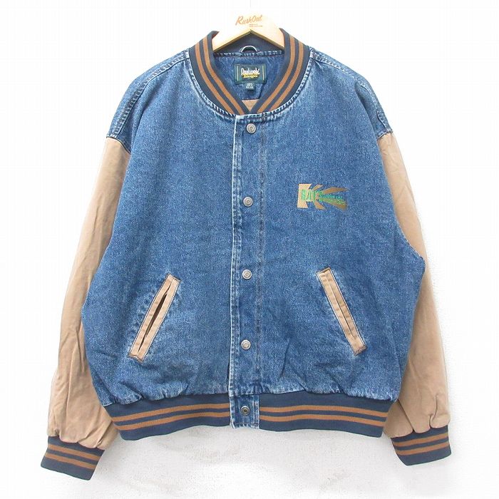 XL★古着 長袖 デニム ジャケット スタジャン メンズ 00年代 00s Sealy 大きいサイズ コットン 紺 デニム &yen;&nbsp;7,900（税込） XL★古着 ユニオンベイ 長袖 デニム ジャケット スタジャン メンズ 0...