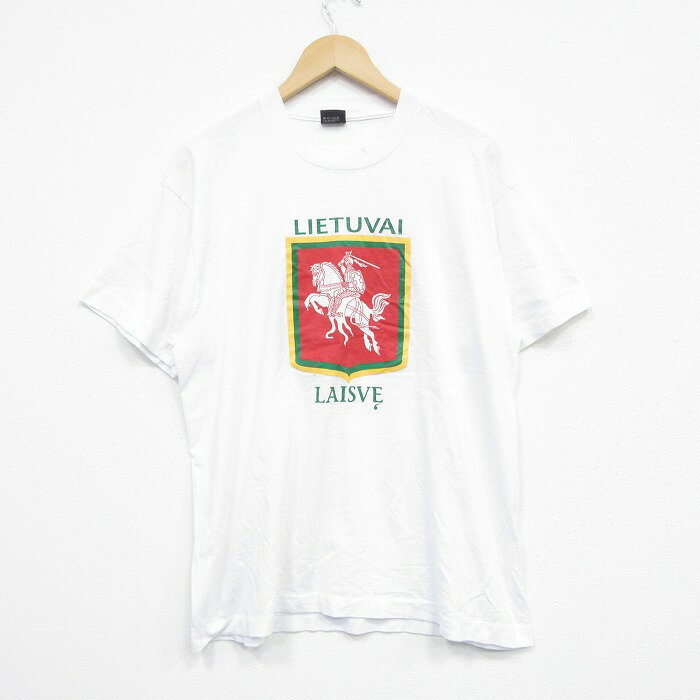 XL★古着 スクリーンスターズ 半袖 ビンテージ Tシャツ メンズ 80年代 80s 星条旗 クルーネック USA製 白 &yen;&nbsp;3,900（税込） XL★古着 スクリーンスターズ 半袖 ビンテージ Tシャツ メンズ 80年代...