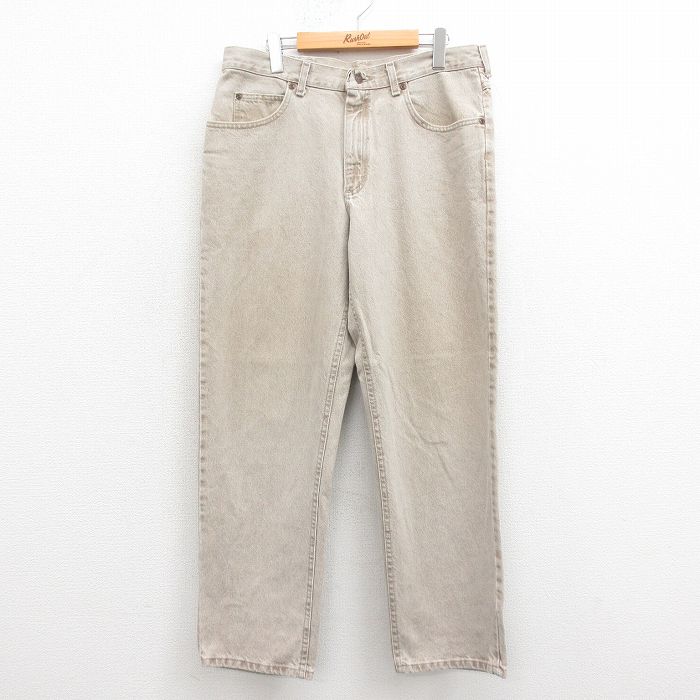 W35★古着 ラングラー ジーンズ メンズ コットン ベージュ &yen;&nbsp;2,900（税込） W35★古着 ジーンズ メンズ 90年代 90s コットン USA製 薄緑 &yen;&nbsp;4,900（税込） W35★古着 ド...