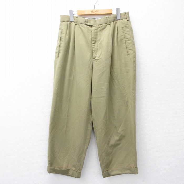 W33★古着 スラックス パンツ メンズ 黒 &yen;&nbsp;2,400（税込） W33★古着 スラックス パンツ メンズ ベージュ &yen;&nbsp;2,400（税込） W33★古着 スラックス パンツ メンズ 00年代 00s...