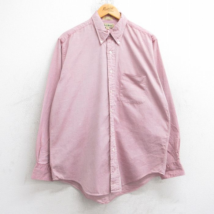 L★古着 エルエルビーン 長袖 ブランド シャツ メンズ 90年代 90s ボタンダウン USA製 薄青緑 &yen;&nbsp;4,900（税込） L★古着 エルエルビーン 長袖 ブランド シャツ メンズ 80年代 80s コットン ボタ...