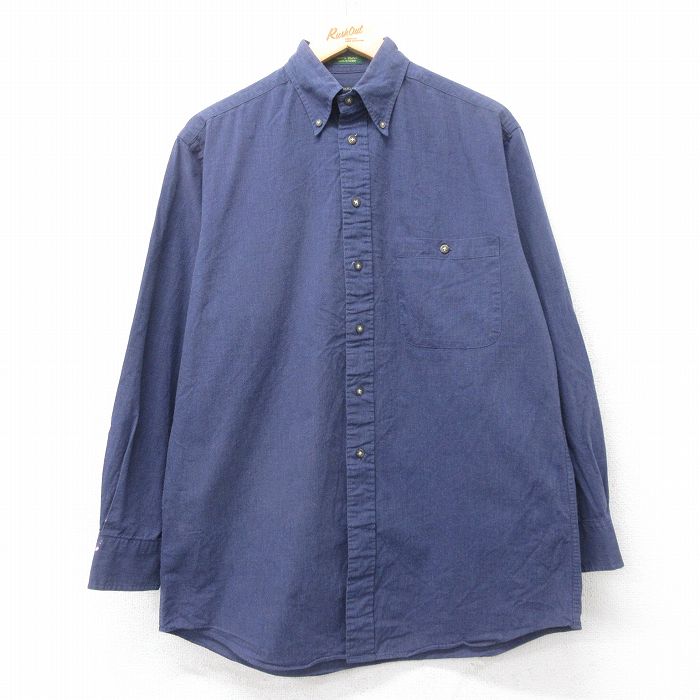 L★古着 長袖 シャツ メンズ cochabamba ロング丈 コットン ボタンダウン 紺 デニム &yen;&nbsp;2,900（税込） L★古着 長袖 シャツ メンズ コットン 紺 &yen;&nbsp;2,400（税込） L★古着 ...