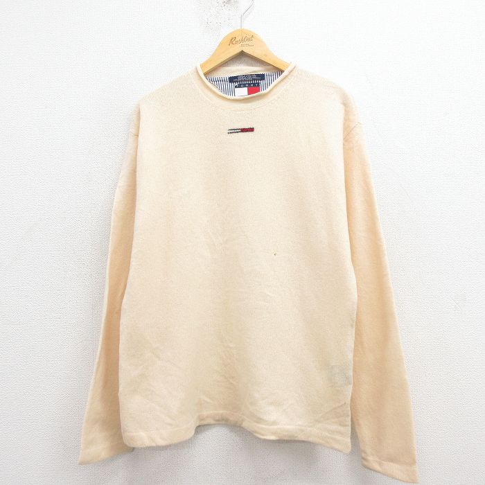 【表記サイズ】　L 【実寸サイズ】　着丈（肩から裾）69cm　着幅（脇から脇）54cm　肩幅49cm　肩袖丈（肩から袖先）62cm　脇袖丈（脇から袖先）50cm 【素材】　ウール100% 【程度】　A 【コンディション】　小穴 【仕入先】　...