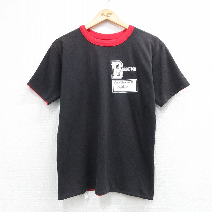 【表記サイズ】　M 【実寸サイズ】　着丈（肩から裾）65cm　着幅（脇から脇）50cm　肩幅43cm 【素材】　コットン50％、ポリエステル50％ 【程度】　A 【コンディション】　小穴、書き込みあり、色あせ 【仕入先】　アメリカ 【商品詳...