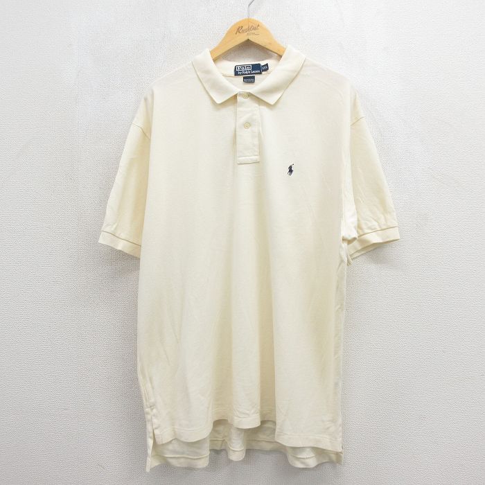 【表記サイズ】　XXL 【実寸サイズ】　フロント着丈（肩から裾）76cm　バック着丈（肩から裾）82cm　着幅（脇から脇）68cm　肩幅55cm 【素材】　コットン100％ 【程度】　A 【コンディション】　全体良好 【仕入先】　アメリカ ...