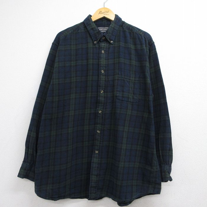 【表記サイズ】　XLT 【実寸サイズ】　着丈（肩から裾）80cm　着幅（脇から脇）67cm　肩幅52cm　肩袖丈（肩から袖先）60cm　脇袖丈（脇から袖先）51cm 【素材】　コットン100％ 【程度】　A 【コンディション】　すれ 【仕入...