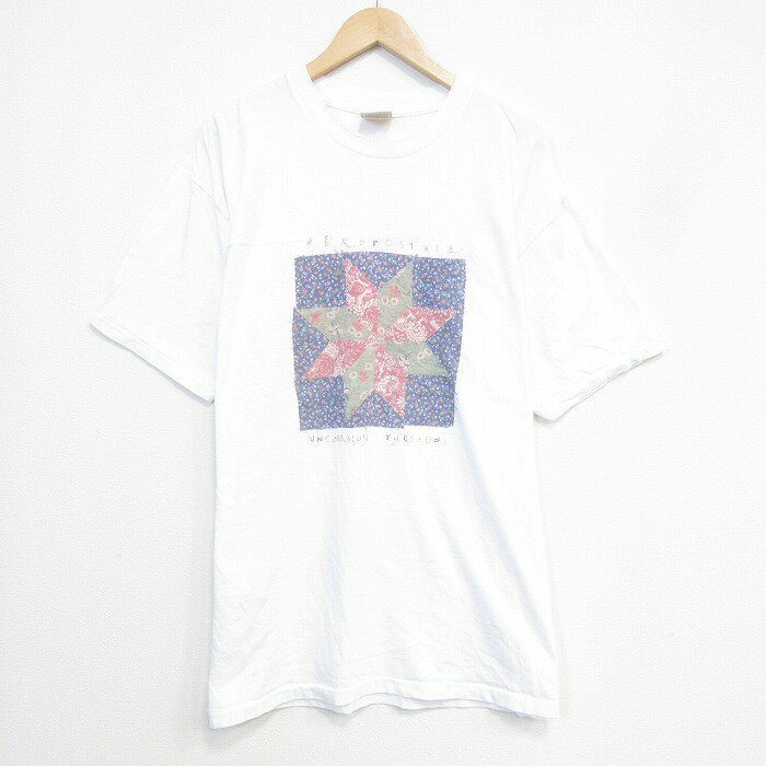 【表記サイズ】　XL 【実寸サイズ】　着丈（肩から裾）78cm　着幅（脇から脇）60cm　肩幅56cm 【素材】　コットン100% 【程度】　B 【コンディション】　汚れ、穴 【仕入先】　アメリカ 【商品詳細】　裾はシングルステッチです。U...