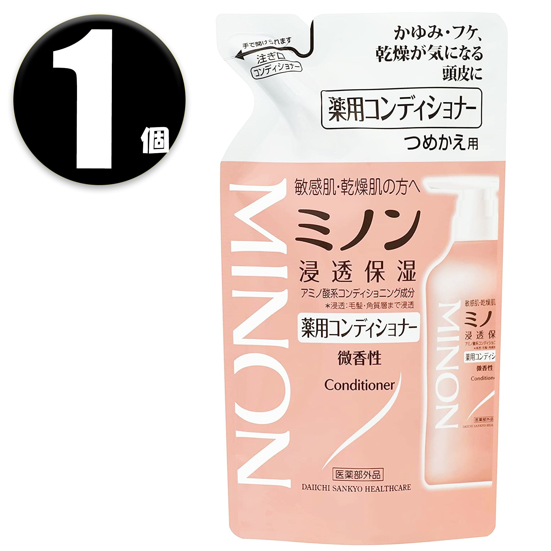 製品について ブランド ミノン アイテム (1個) MINON ミノン 薬用コンディショナー 380ml つめかえ 医薬部外品 アミノ酸系 微香性 原材料名 有効成分：グリチルリチン酸2K その他の成分：ステアリルアルコール、BG、濃グリセ...