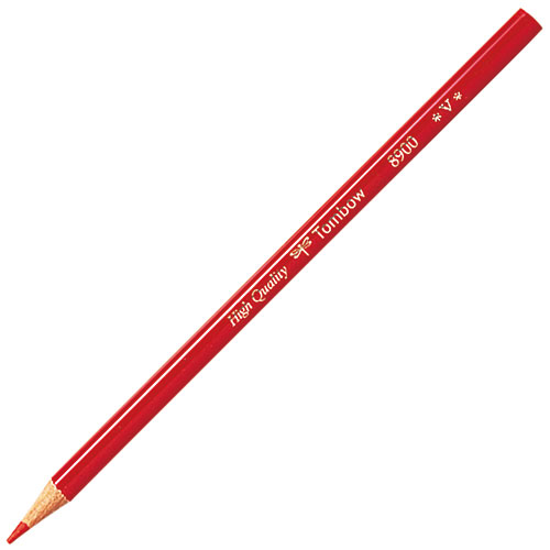 レビューを書いて　緑花堂5％OFFクーポンGET！レビューを書いたらメールでお知らせくださいね 【1ダース(12本)×5セット】 トンボ鉛筆 赤鉛筆 8900V(朱色) ASNTombow-8900-VX5|雑貨・ホビー・インテリア 雑貨 ...