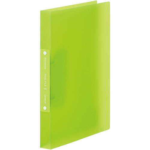 レビューを書いて　緑花堂5％OFFクーポンGET！レビューを書いたらメールでお知らせくださいね 【10個セット】 KING JIM キングジム シンプリーズ リングファイル 透明 キミドリ ASNKJ-641TSP-YGX10|雑貨・ホビー...