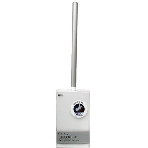 レビューを書いて　緑花堂5％OFFクーポンGET！レビューを書いたらメールでお知らせくださいね レック FINO トイレブラシ ケース付き ホワイト ASNB-726|雑貨・ホビー・インテリア 雑貨 掃除・清掃・クリーニング用品 FINO ...