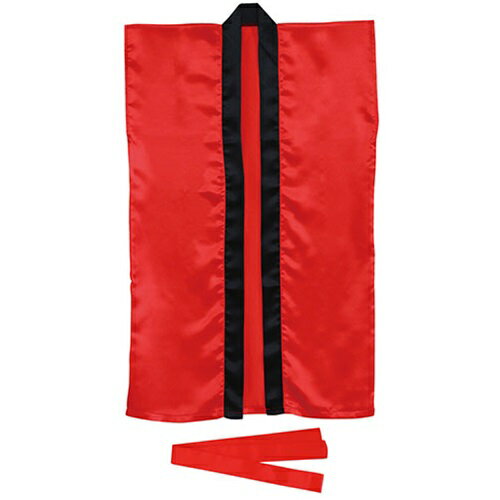 レビューを書いて　緑花堂5％OFFクーポンGET！レビューを書いたらメールでお知らせくださいね 【5個セット】ARTEC サテンロングハッピ 赤 L(ハチマキ付) ASNATC1147X5|雑貨・ホビー・インテリア 雑貨 雑貨品 運動会・発...