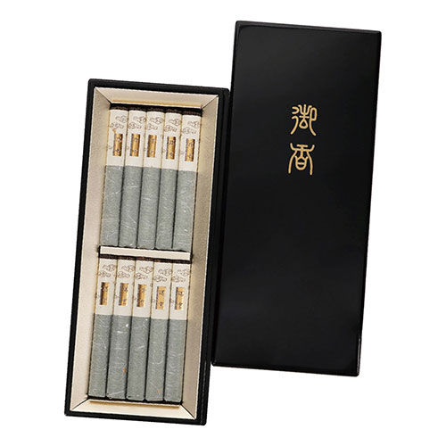 レビューを書いて　緑花堂5％OFFクーポンGET！レビューを書いたらメールでお知らせくださいね 瑞雲 塗箱短寸10把セット 【長さ14cm・線香24g(香木伽羅の香り)10把】 ASN1290-046|雑貨・ホビー・インテリア 雑貨 仏壇・...