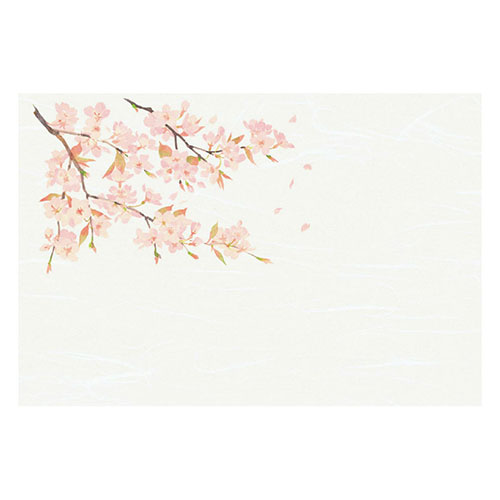 レビューを書いて　緑花堂5％OFFクーポンGET！レビューを書いたらメールでお知らせくださいね ヤマコー 用美 業務用 尺3雲竜和紙懐石まっと 四季 桜 (50枚入) ASNyamaco64377|雑貨・ホビー・インテリア キッチン雑貨 食...