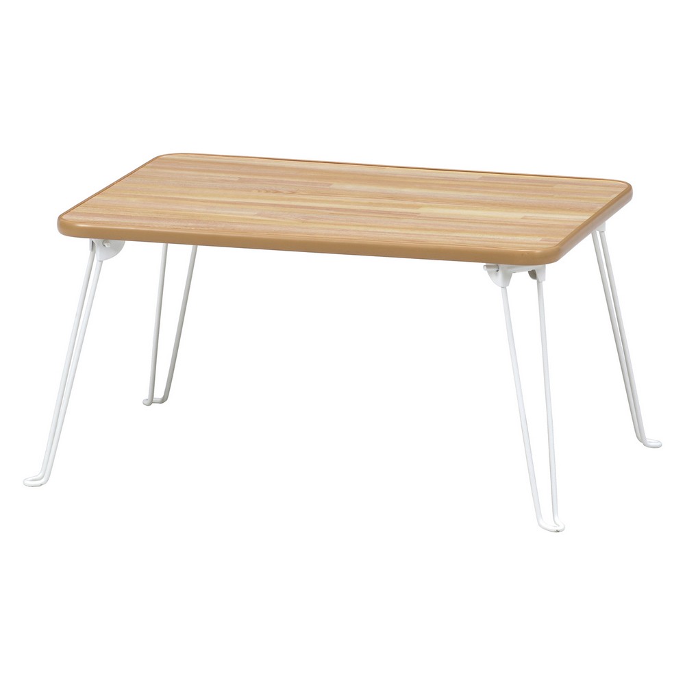 レビューを書いて　緑花堂5％OFFクーポンGET！ レビューを書いたらメールでお知らせくださいね ●商品名ちゃぶ台（幅60）NA／WH CB−6045F−NA[HJB14414] ●商品番号HJB14414 ●商品のサイズ全体：幅600 ×...