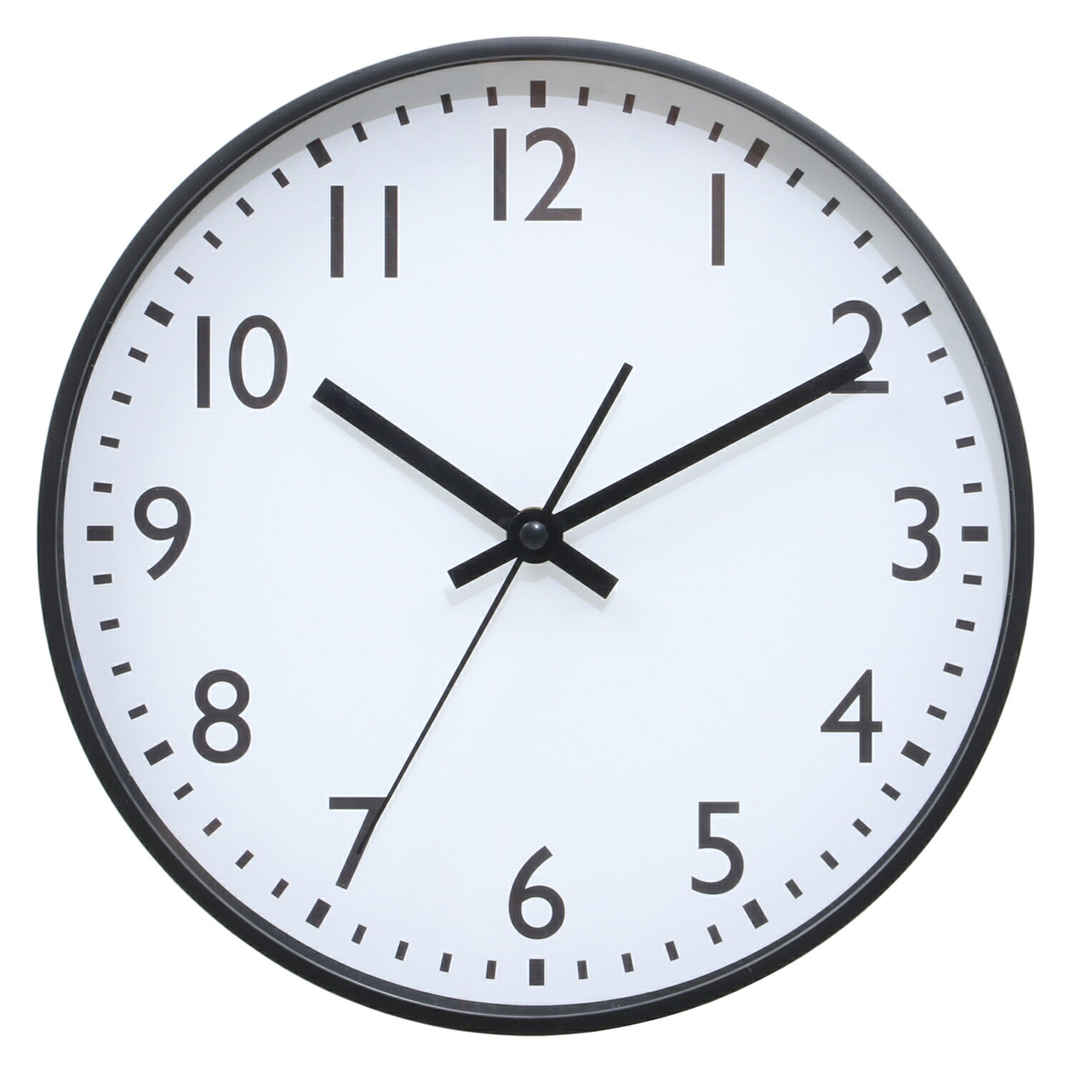 レビューを書いて　緑花堂5％OFFクーポンGET！ レビューを書いたらメールでお知らせくださいね ●商品名【3個セット】 静音式掛時計シンプル 25cm BK[HJB37858] ●商品番号HJB37858 ●商品のサイズ全体：幅250 ×...