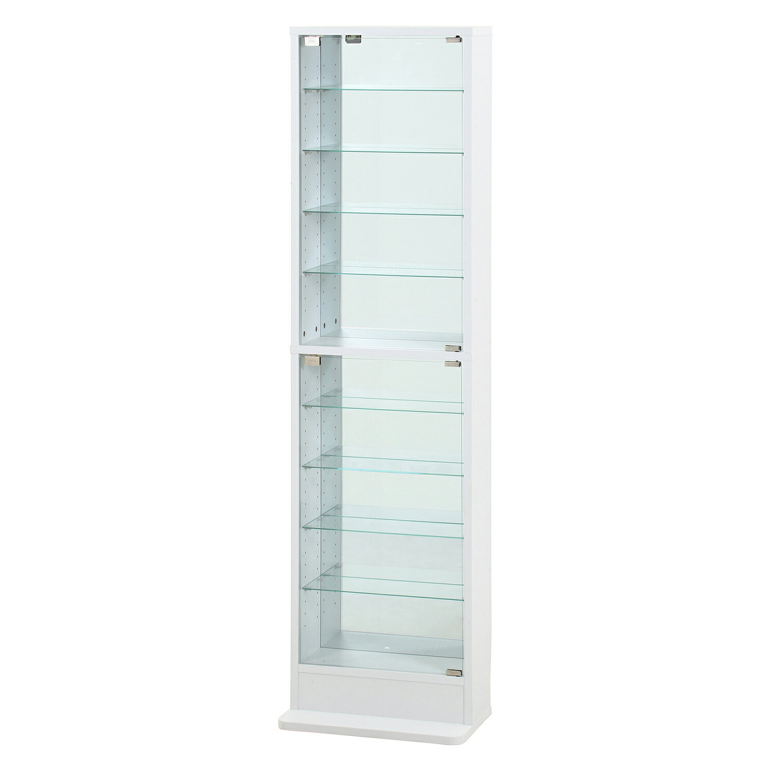 レビューを書いて　緑花堂5％OFFクーポンGET！ レビューを書いたらメールでお知らせくださいね ●商品名コレクションラック TOR ハイタイプミラー付き WH[HJB57088] ●商品番号HJB57088 ●商品のサイズ全体：幅485 ...