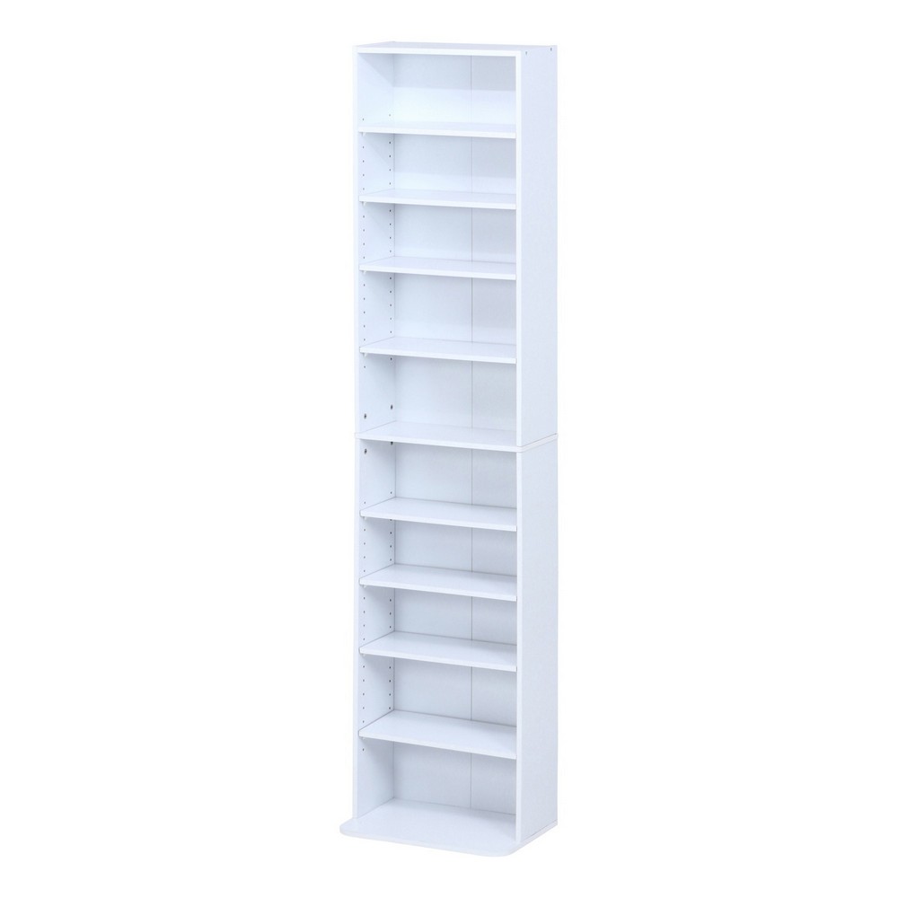 レビューを書いて　緑花堂5％OFFクーポンGET！ レビューを書いたらメールでお知らせくださいね ●商品名CD／DVDラック WH[HJB97555] ●商品番号HJB97555 ●商品のサイズ全体：幅420 × 奥行190〜280 × 高...
