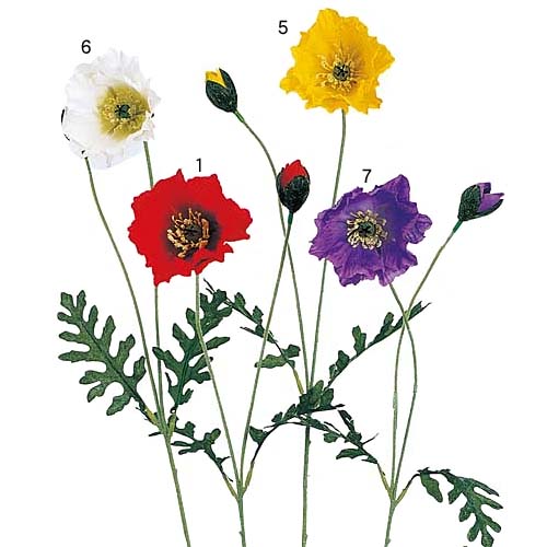 レビューを書いて　緑花堂5％OFFクーポンGETレビューを書いたらメールでお知らせくださいねしよう！ 【 サイズ 】全長60cm　花径9cm　つぼみ径2cm　葉径11cm 【 素　材 】ポリエステル 【 カラー 】1）レッド　5）イエロー　...