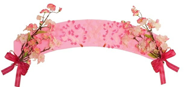 商品型番：MRS14-00507 商品名：桜アーチパネル（両面） 商品内容：75cmW 25cmH 店舗装飾:春の装飾品:桜:パネル・ボード 用途：造花 フェイクグリーン 人工植物 デコレーション 店舗装飾 飾り 飾りつけ 飾り付け フラワ...