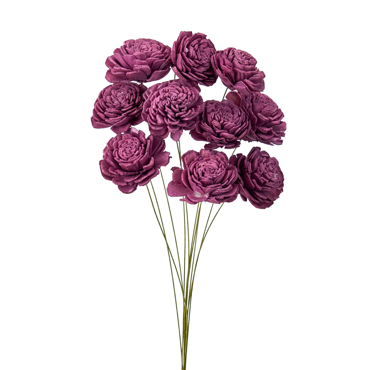 レビューを書いて　緑花堂5％OFFクーポンGET！ レビューを書いたらメールでお知らせくださいね ●商品名ソーラーローズ・小 ベリースムージー 1束 ●商品番号TDLFD032081-048 ●サイズ約花径4×L25cm ハンドメイドフラワ...